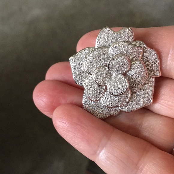 Jewelry | New Beautiful Vintage Pave Brooch Or Pendant | Poshmark